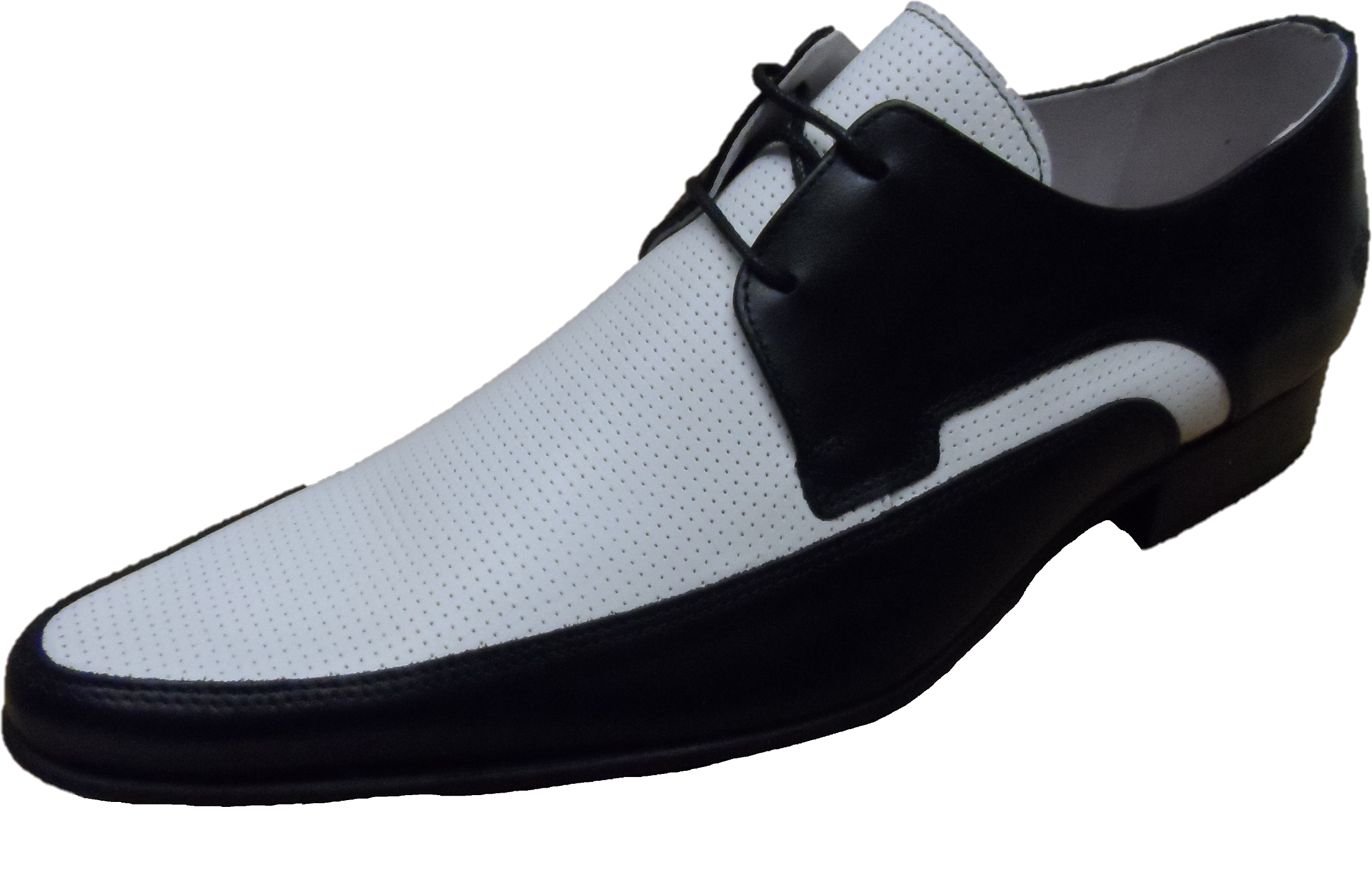 Ikon Original The Jam Shoe Leather Shoes in Black/White – Adaptor Clothing