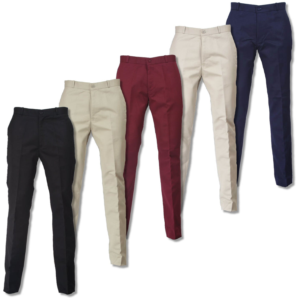 Relco Mod Retro Sta Press Trousers Navy / Burgundy / Black / Khaki ...