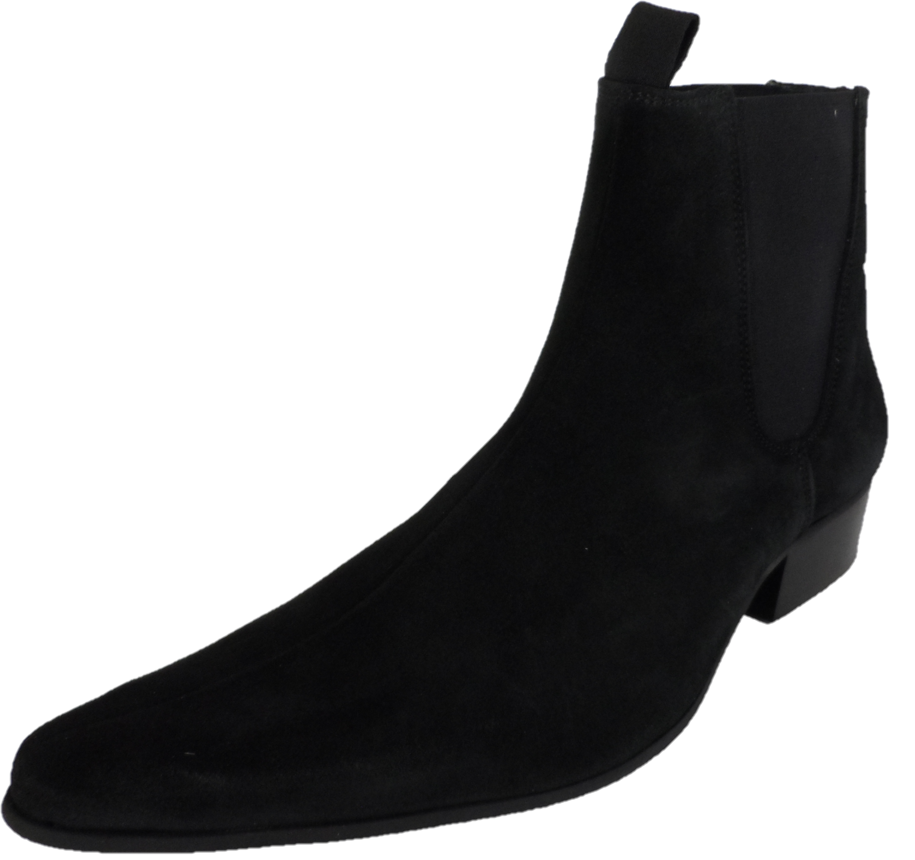 Ikon Original Black Real Suede Winklepicker Mod Beatle Boots – Adaptor ...